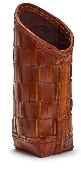 Woven Leather Standing Eyeglass Holder – Perrefitte